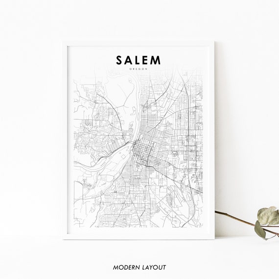 Printable Map Of Salem Oregon