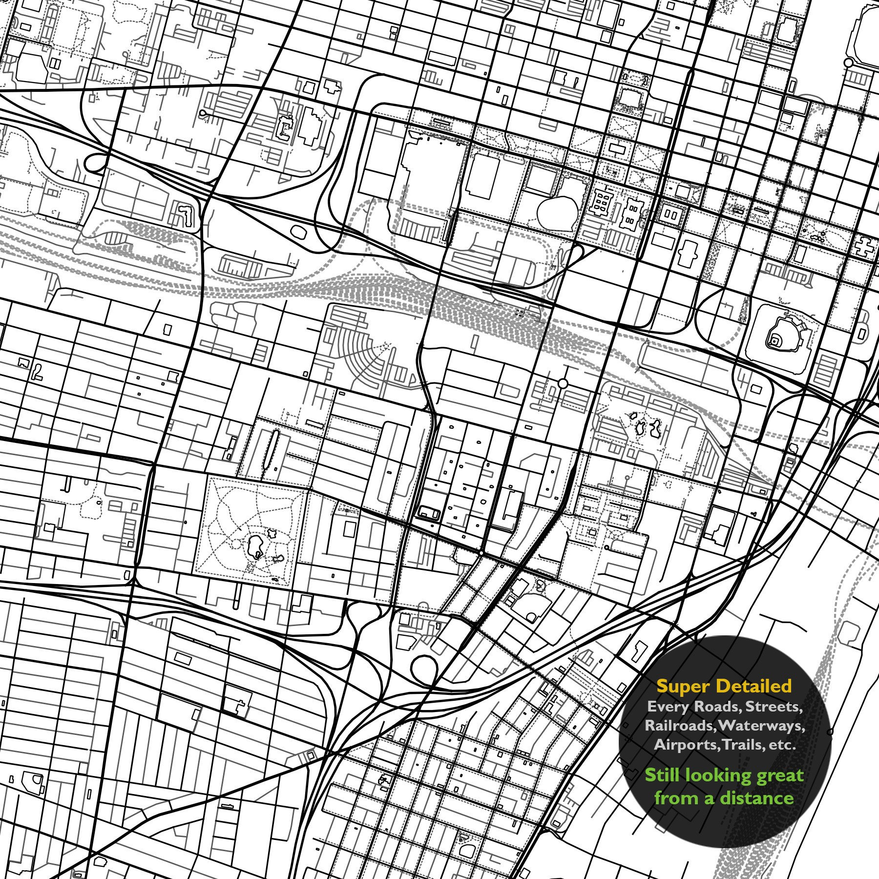 Downtown St. Louis MO Map Print Missouri USA Map Art Poster - Etsy