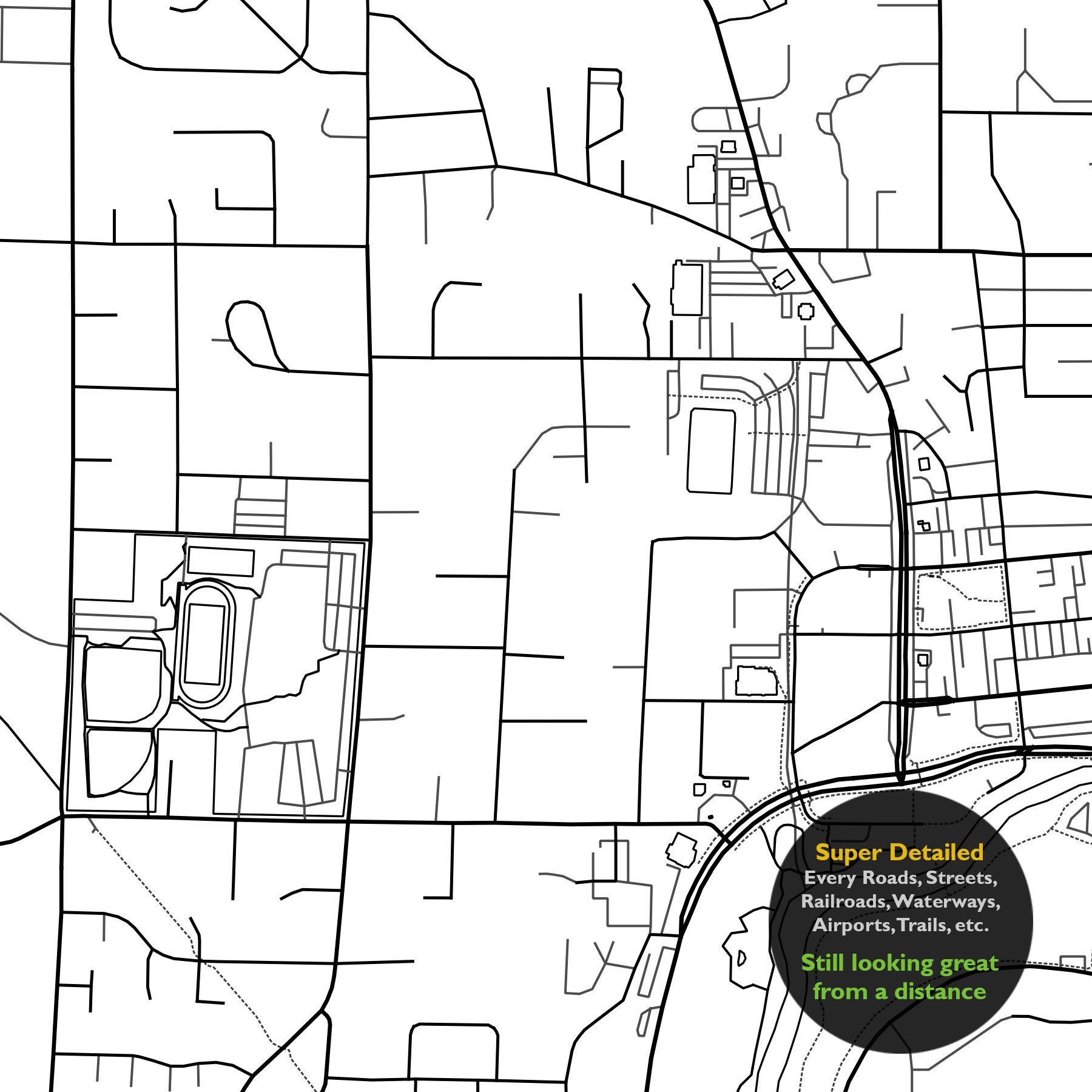 Bothel WA Map Print Washington USA Map Art Poster King - Etsy