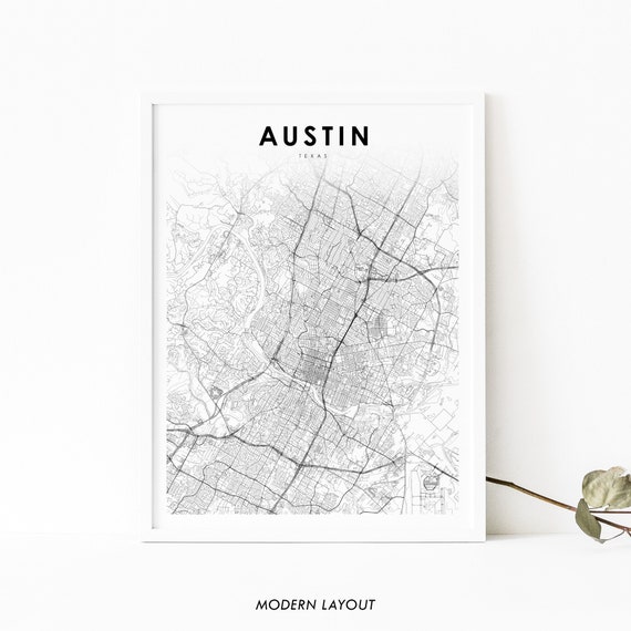 Printable Map Of Texas Austin