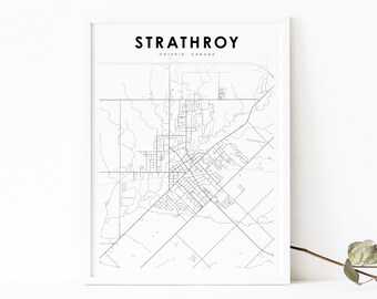 Strathroy Poster - Etsy UK