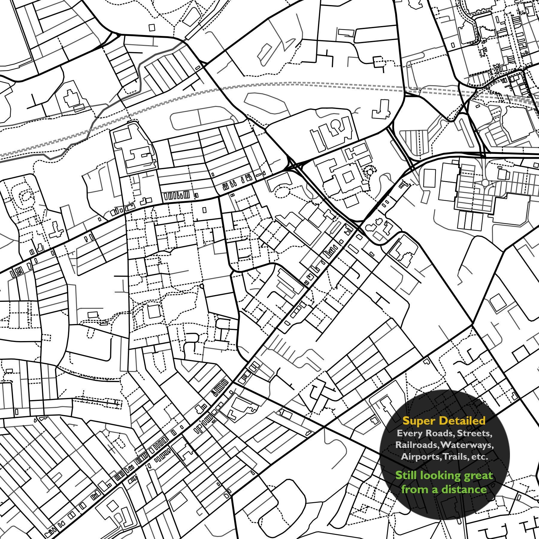 Bolton England Map Print United Kingdom UK Map Art Poster - Etsy