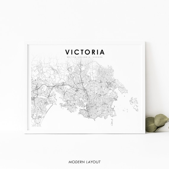 Victoria, Bc Map