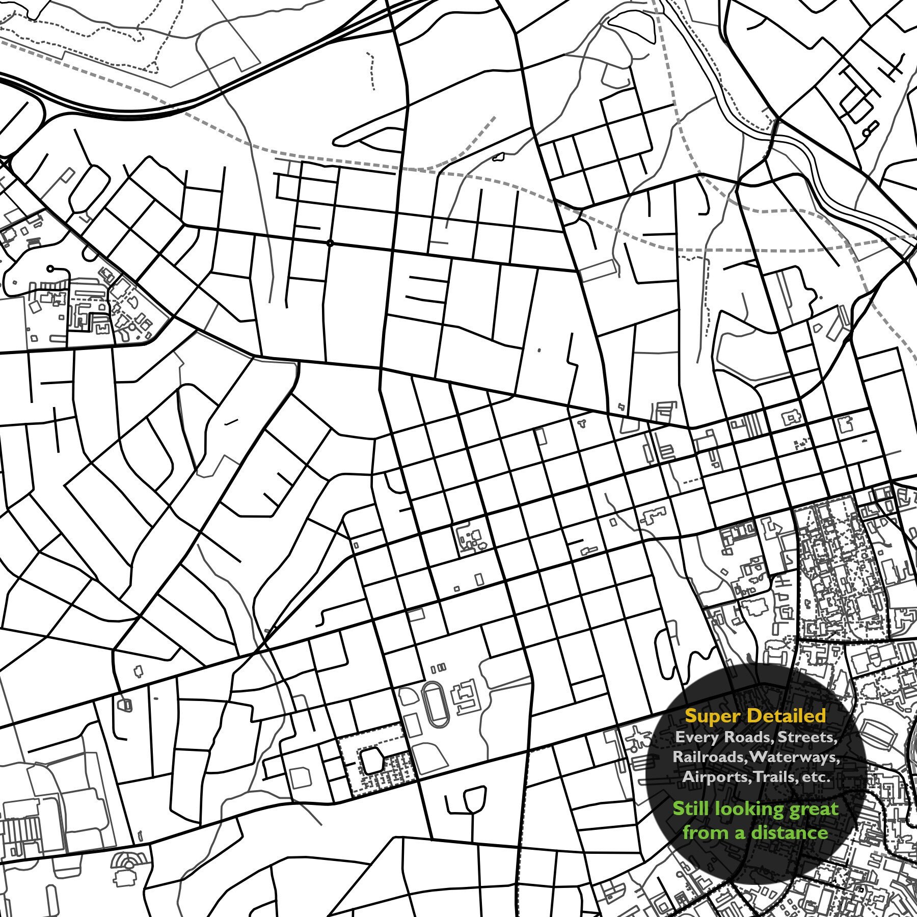 Athens GA Map Print Georgia USA Map Art Poster Athens-clarke - Etsy