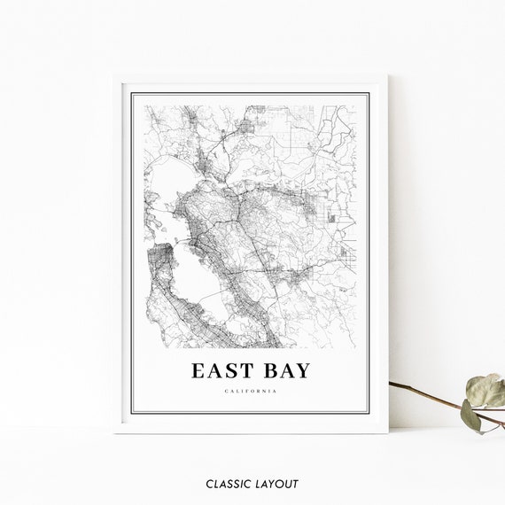 Map Of East Bay Area California East Bay San Francisco Map Map Of