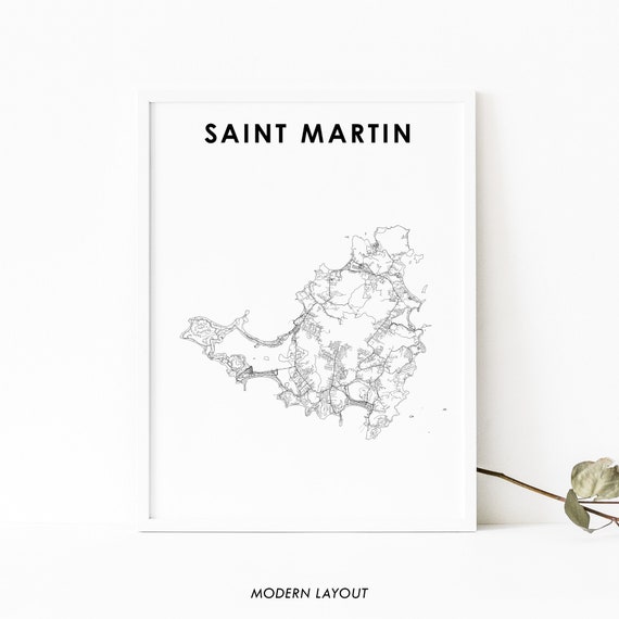 St Martin Road Map