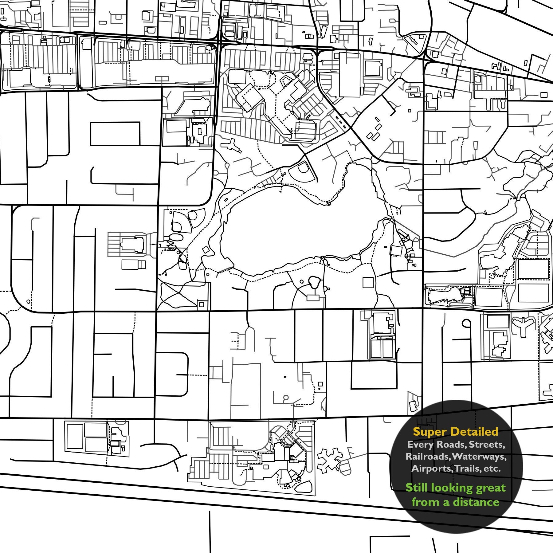 Abbotsford BC Map Print, British Columbia Canada Map Art Poster, City ...