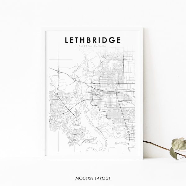 Calgary City Map - Etsy Canada