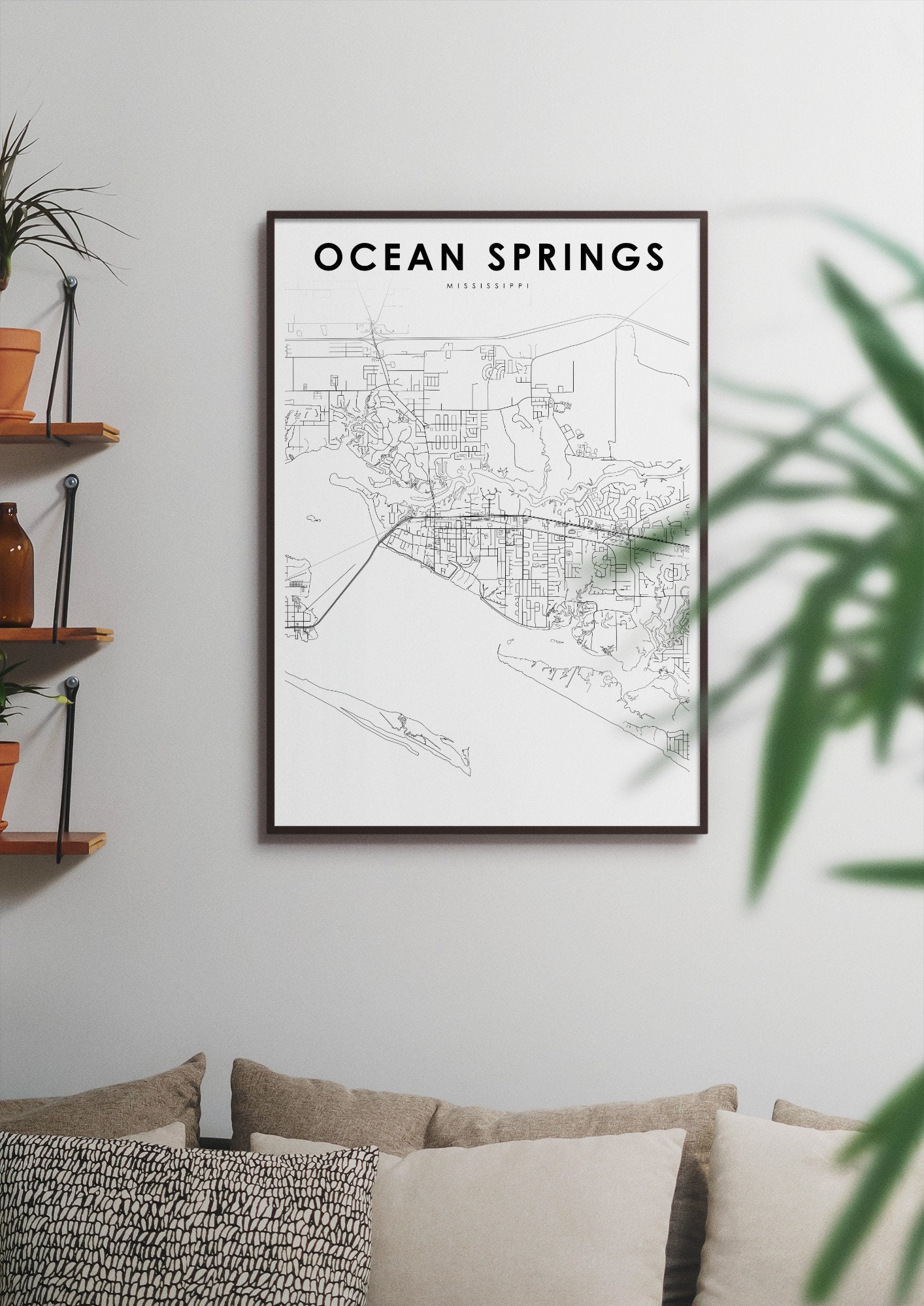 Ocean Springs Ms Map
