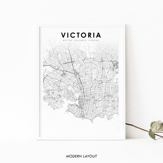 Map Of Downtown Victoria British Columbia