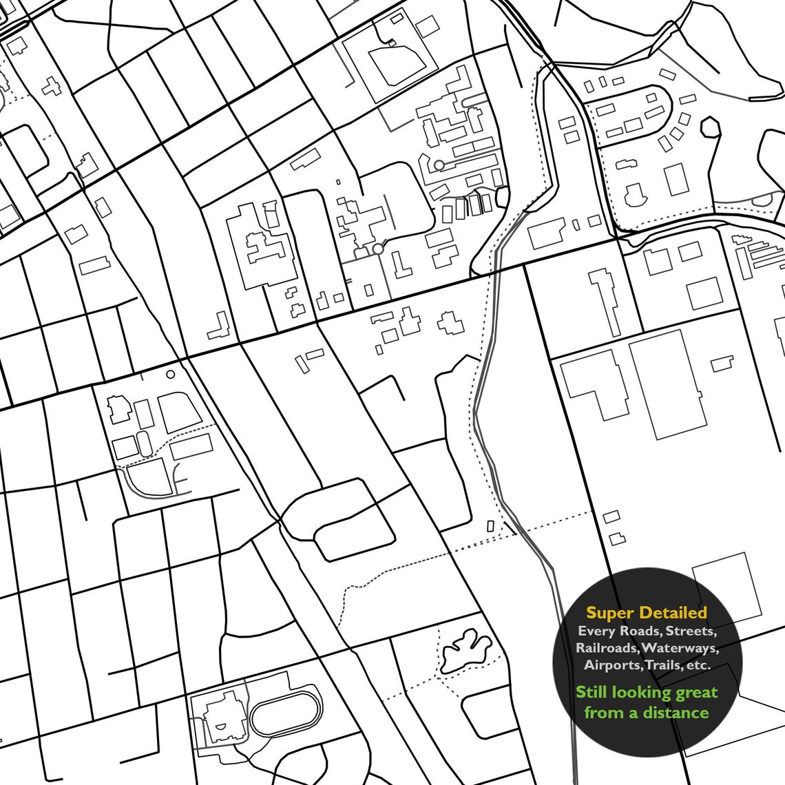Collingwood Ontario Map Print ON Canada Map Art Poster - Etsy