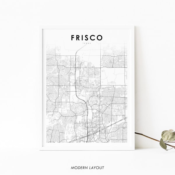 Frisco Tx Map - Etsy