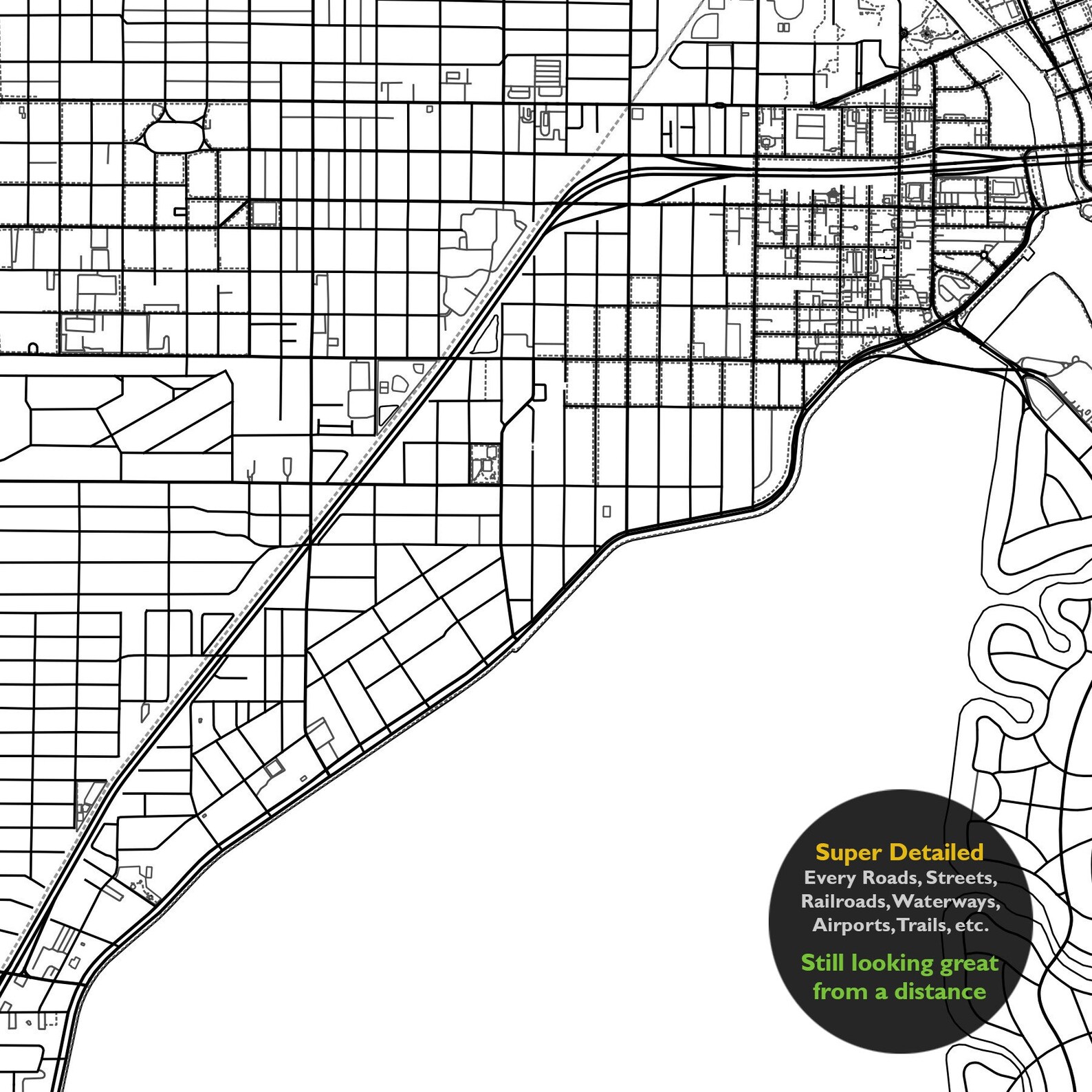 Downtown Tampa FL Map Print Florida USA Map Art Poster Tampa - Etsy