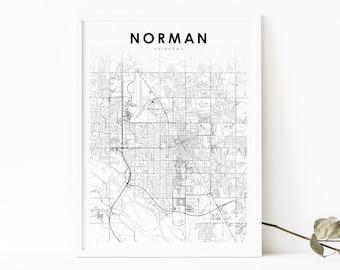 Norman Street Map - Etsy