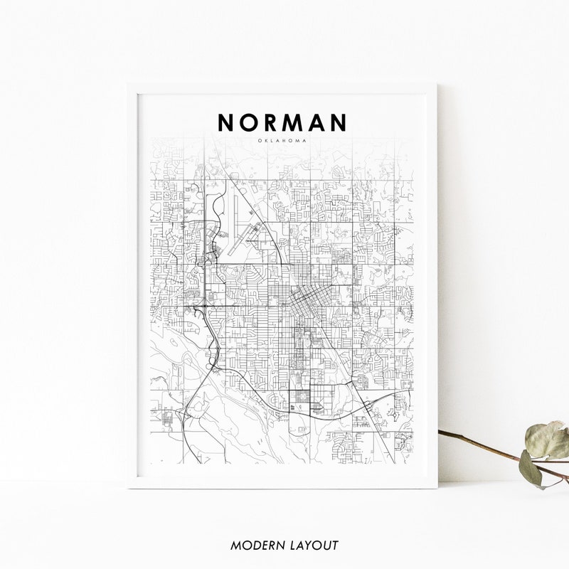 Printable Norman Oklahoma - Etsy