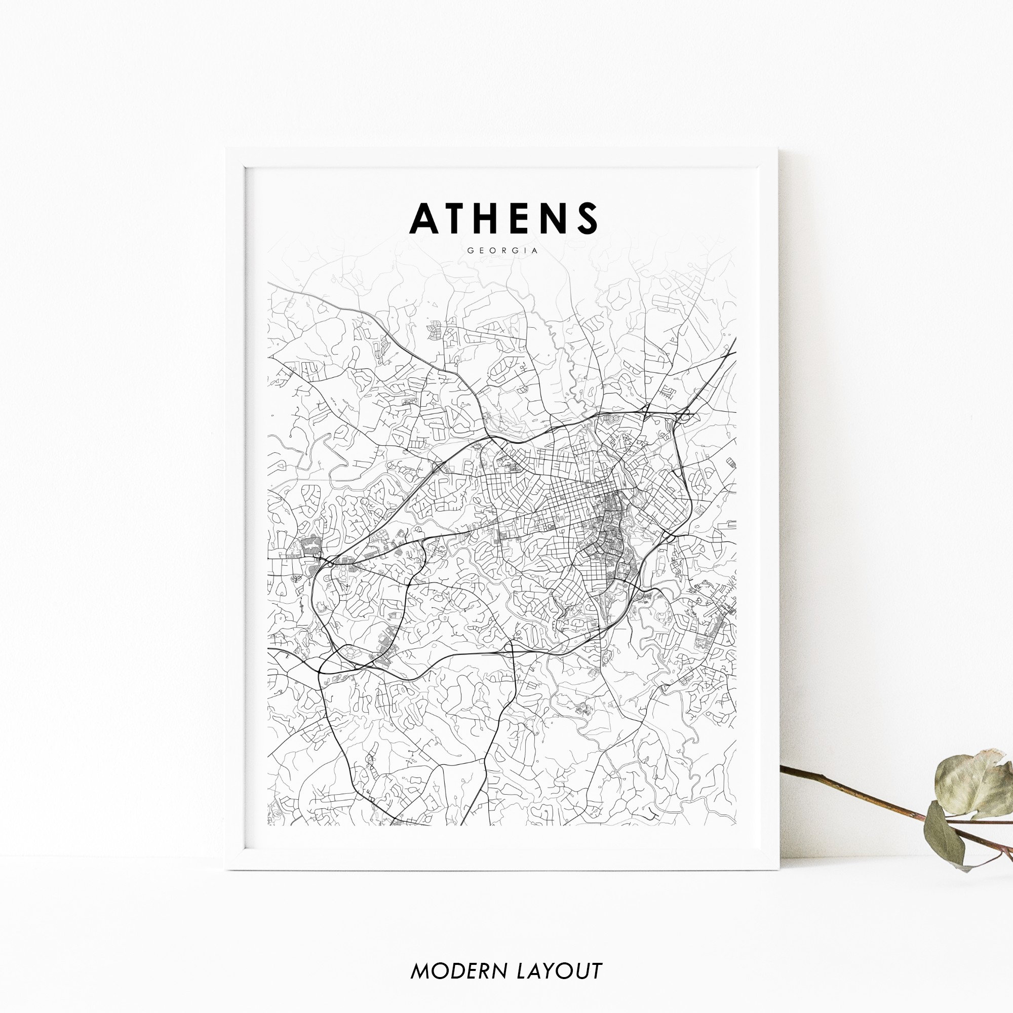 Athens Georgia Map