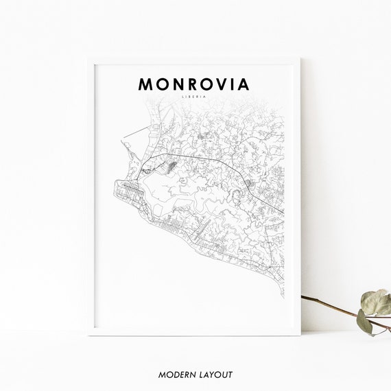 Monrovia Africa Map