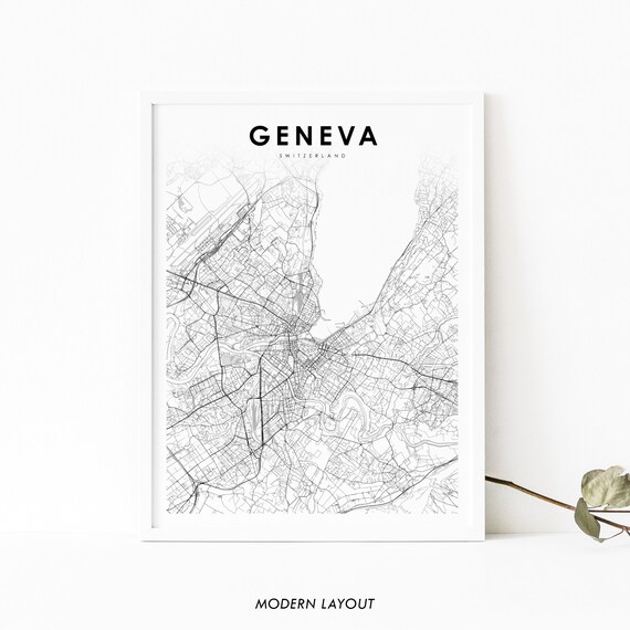 Geneva Swiss Map