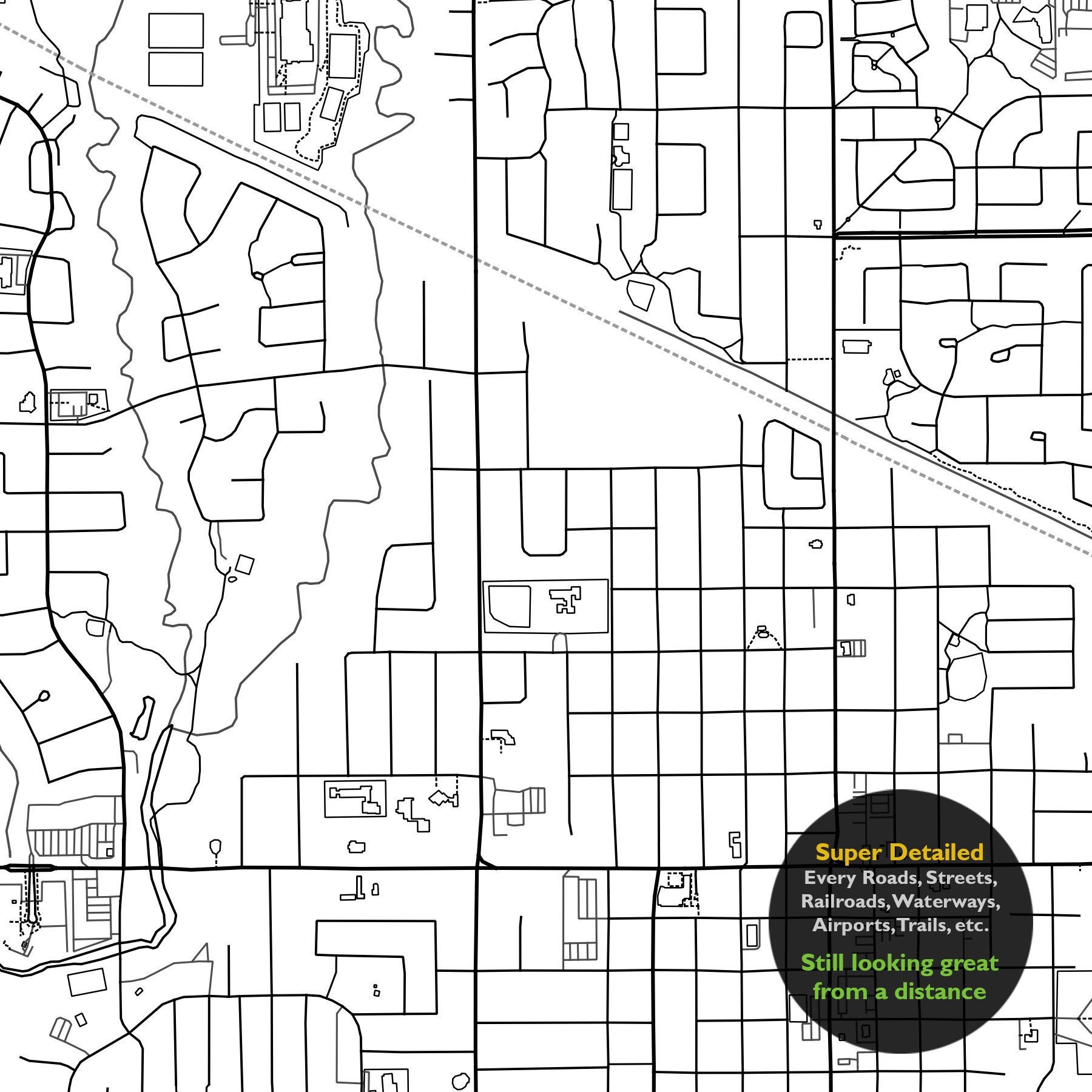 Whitby Ontario Map Print ON Canada Map Art Poster Ajax | Etsy