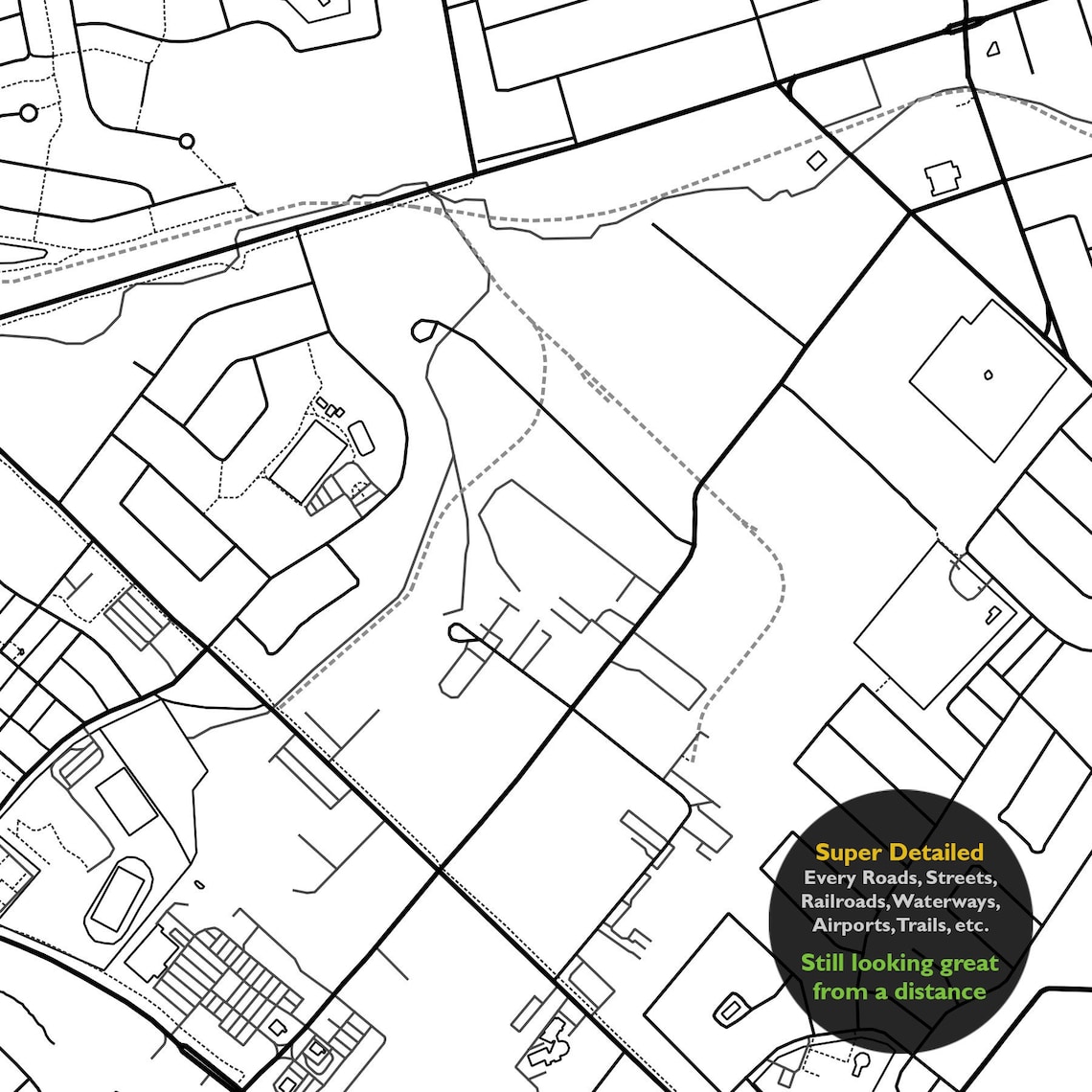 Orangeville Ontario Map Print ON Canada Map Art Poster | Etsy