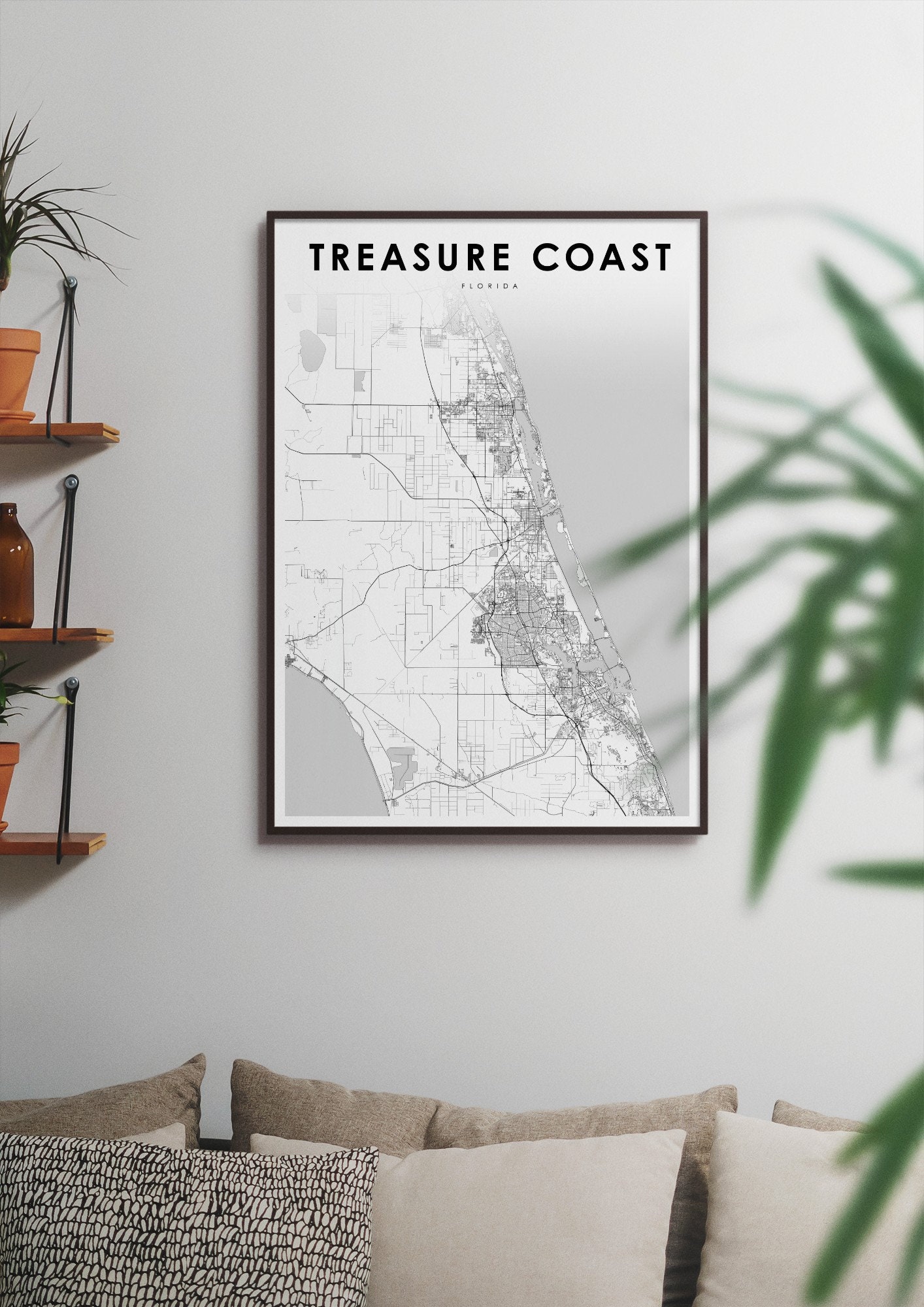 Treasure Coast Florida Map