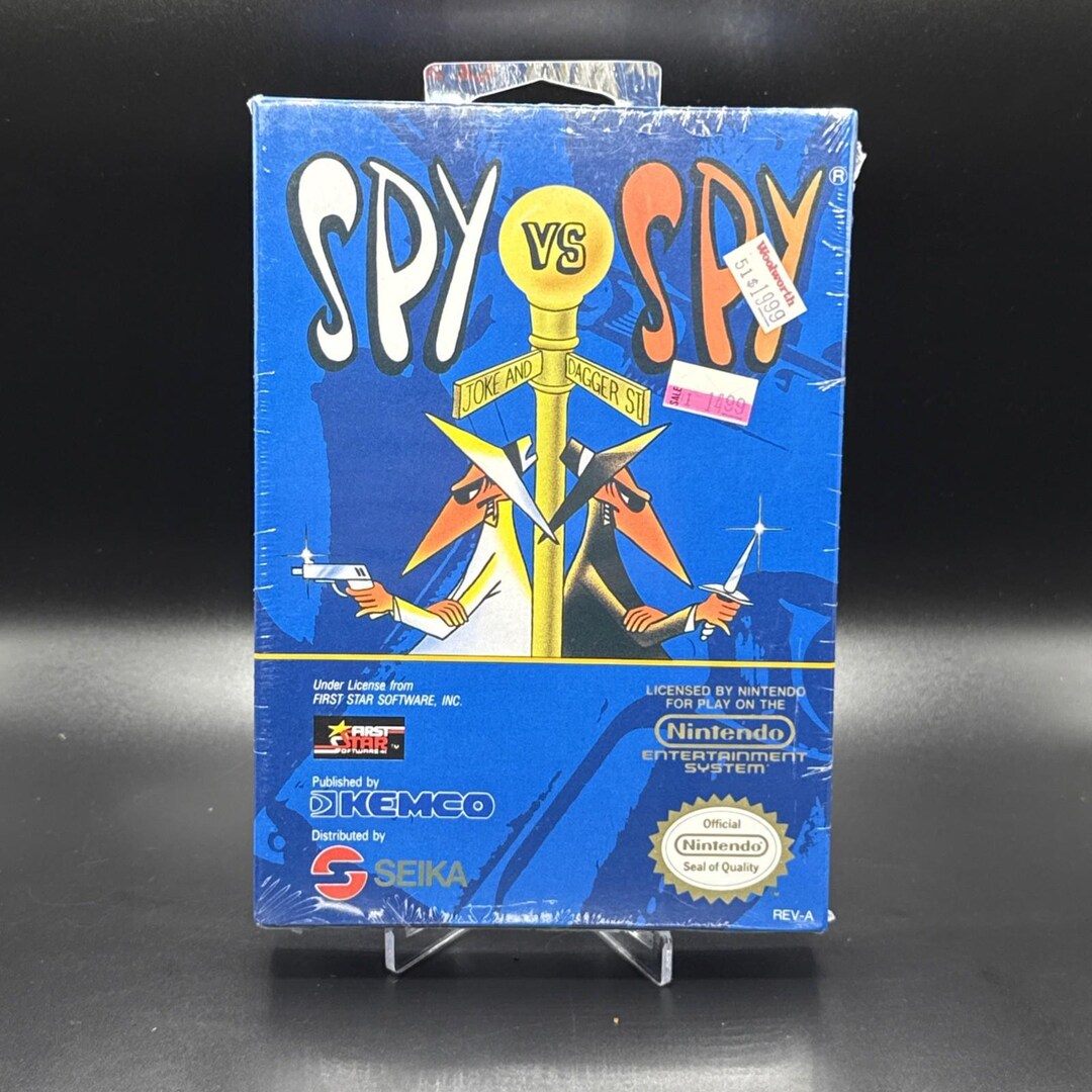 Spy Vs Spy Nintendo Nes New Factory Sealed Rev-a Mint - Etsy