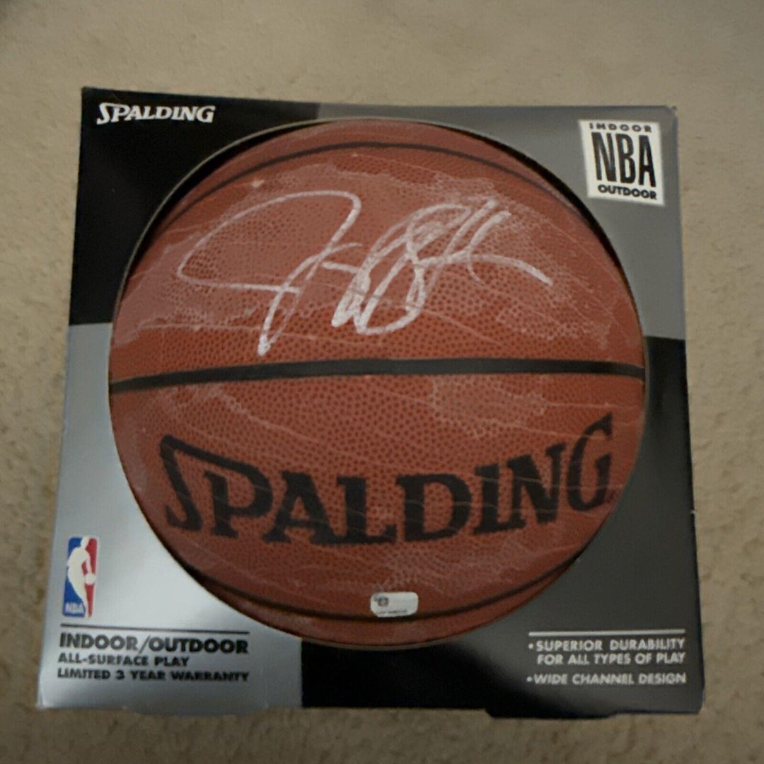 Jerry Stackhouse Signed Basketball Spalding Indoor Outdoor Autograph ...