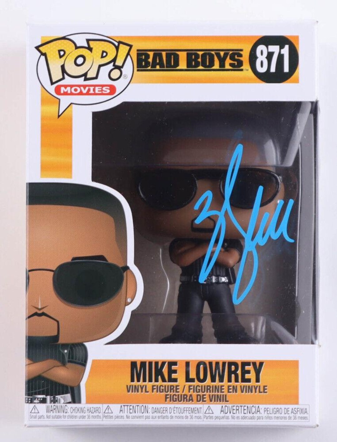 Will Smith Signed Bad Boys Mike Lowrey Vaulted Funko Pop! 871 With PSA ...