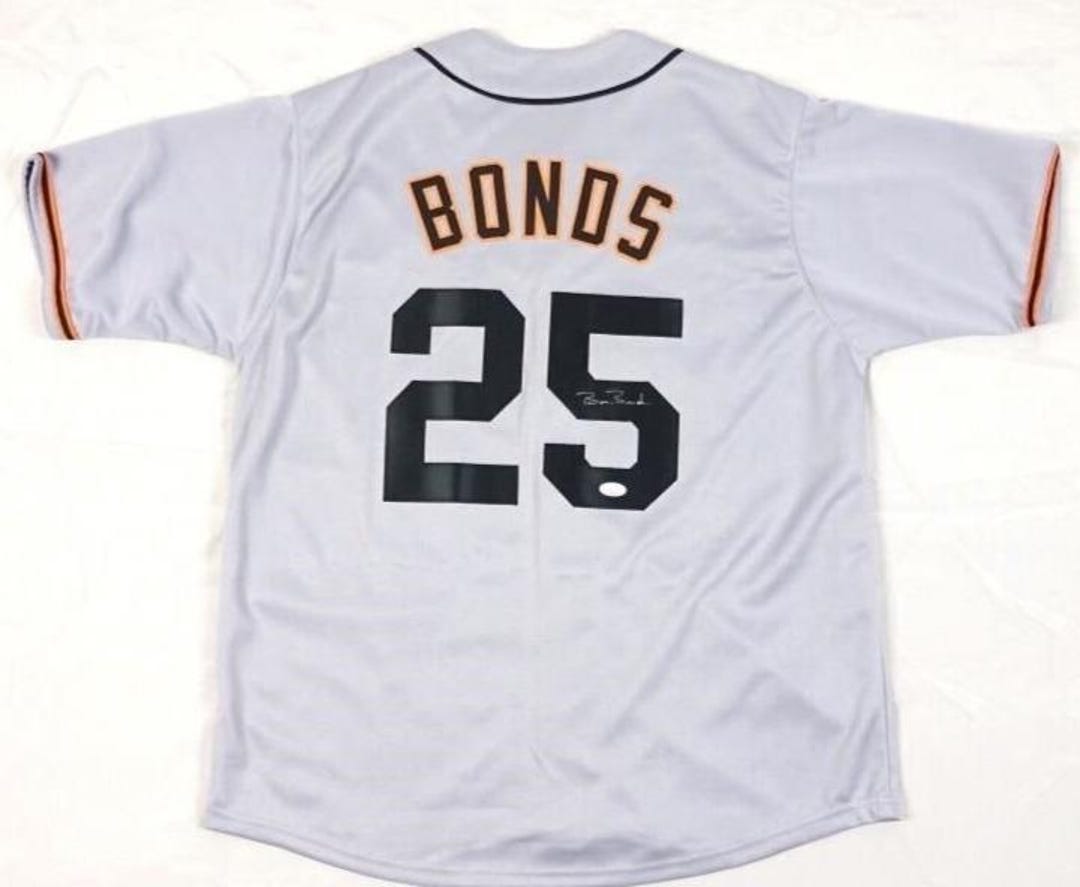 Barry Bonds Autographed Pirates Custom Jersey JSA Authenticated - Etsy