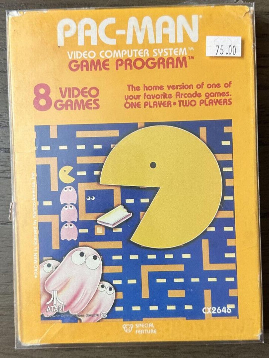 Atari Video Computer System Pac-man Game for Atari 2600 With Box ...