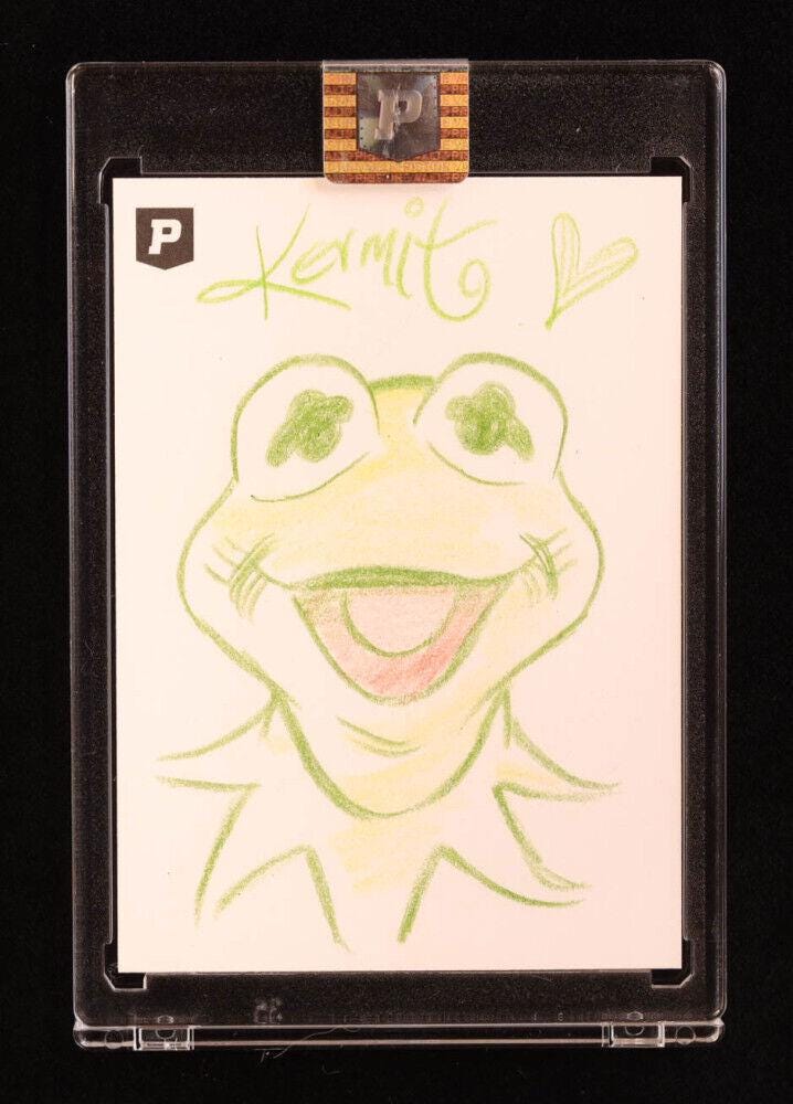 Kermit the Frog | the Muppets | Original Art Sketch Card by Guy ...