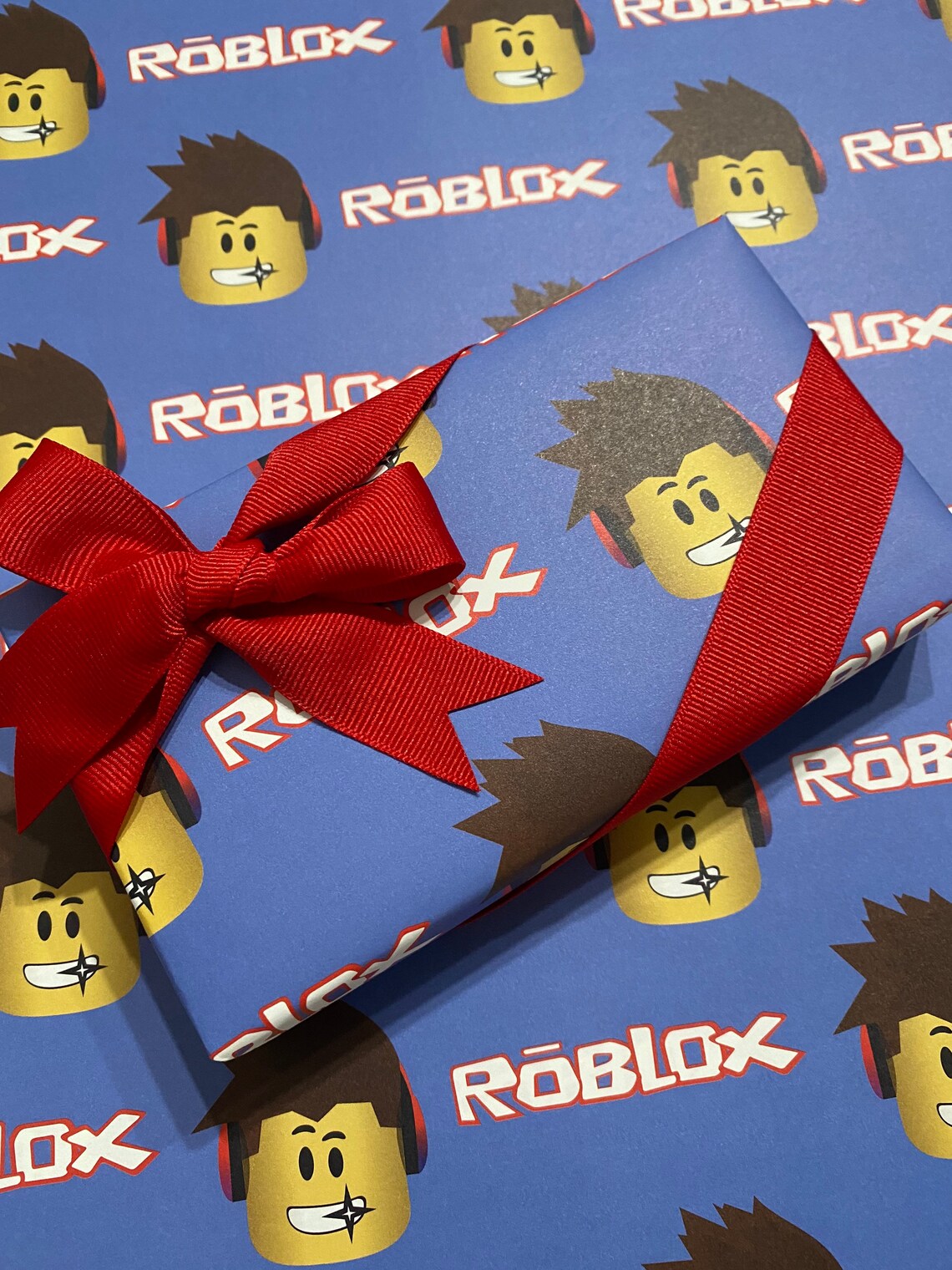 Roblox Gift Wrapping Paper 2 Sheets | Etsy