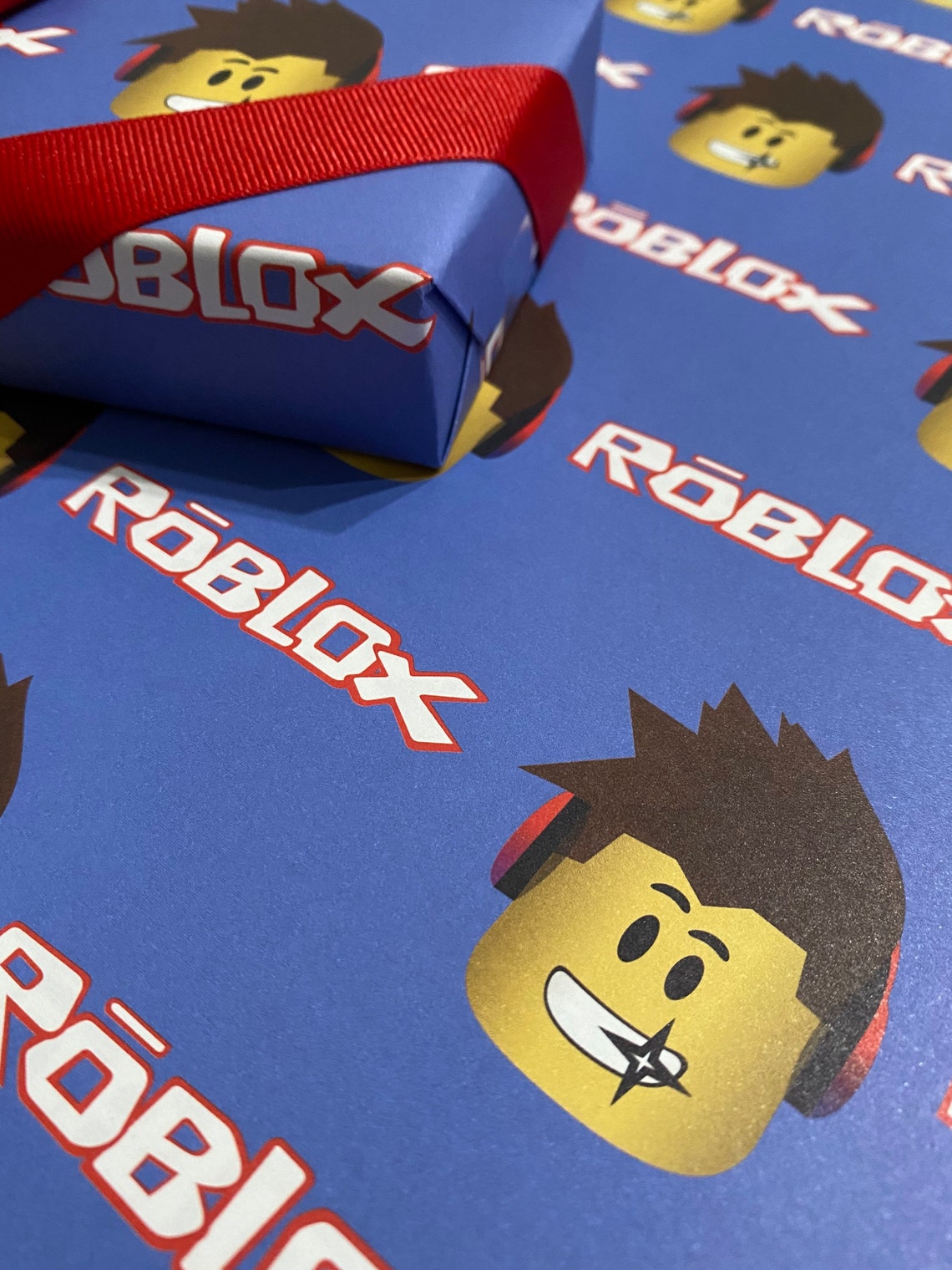 Roblox Gift Wrapping Paper 2 Sheets | Etsy