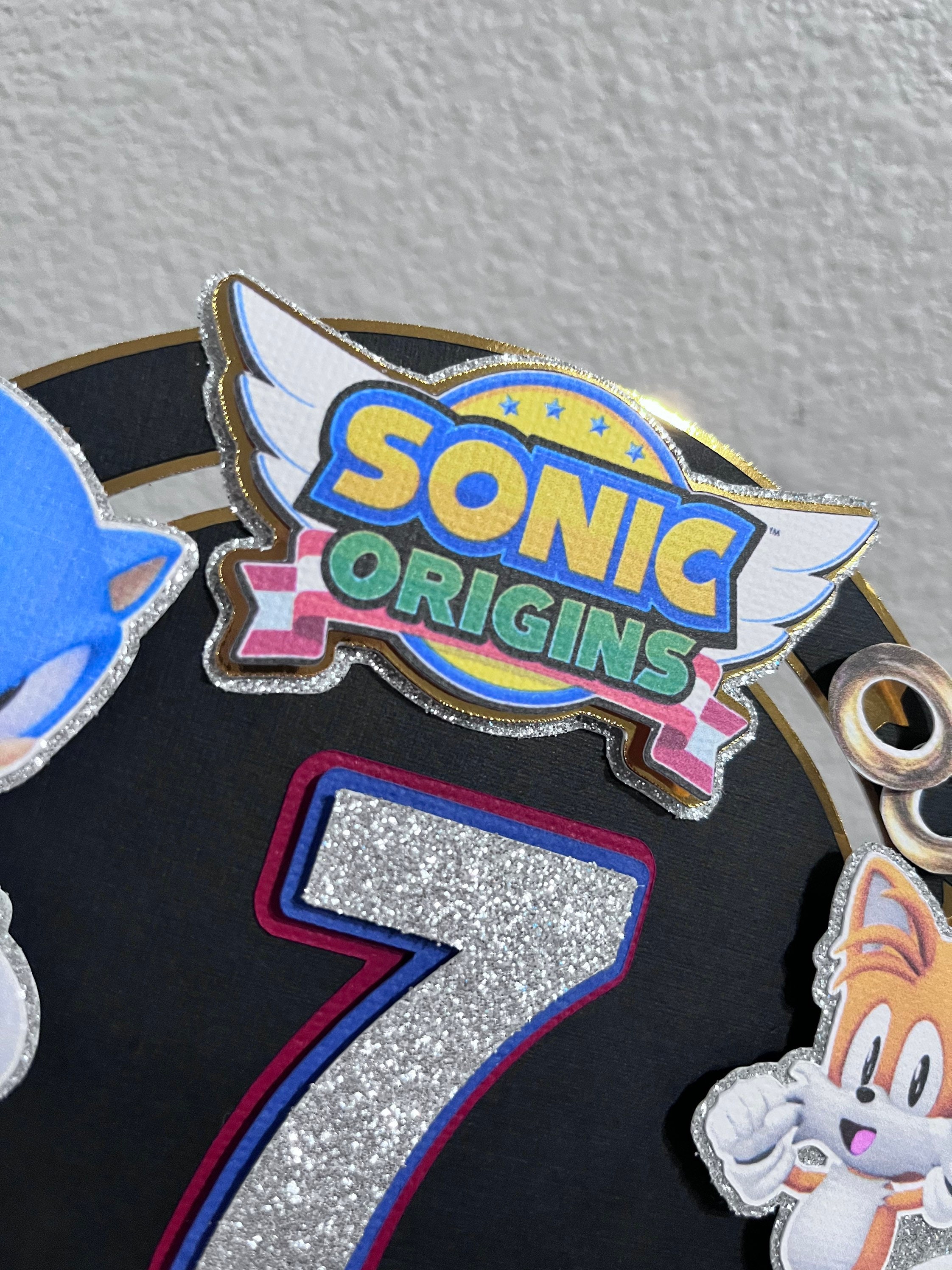 Sonic the Hedgehog Cake Topper - Etsy