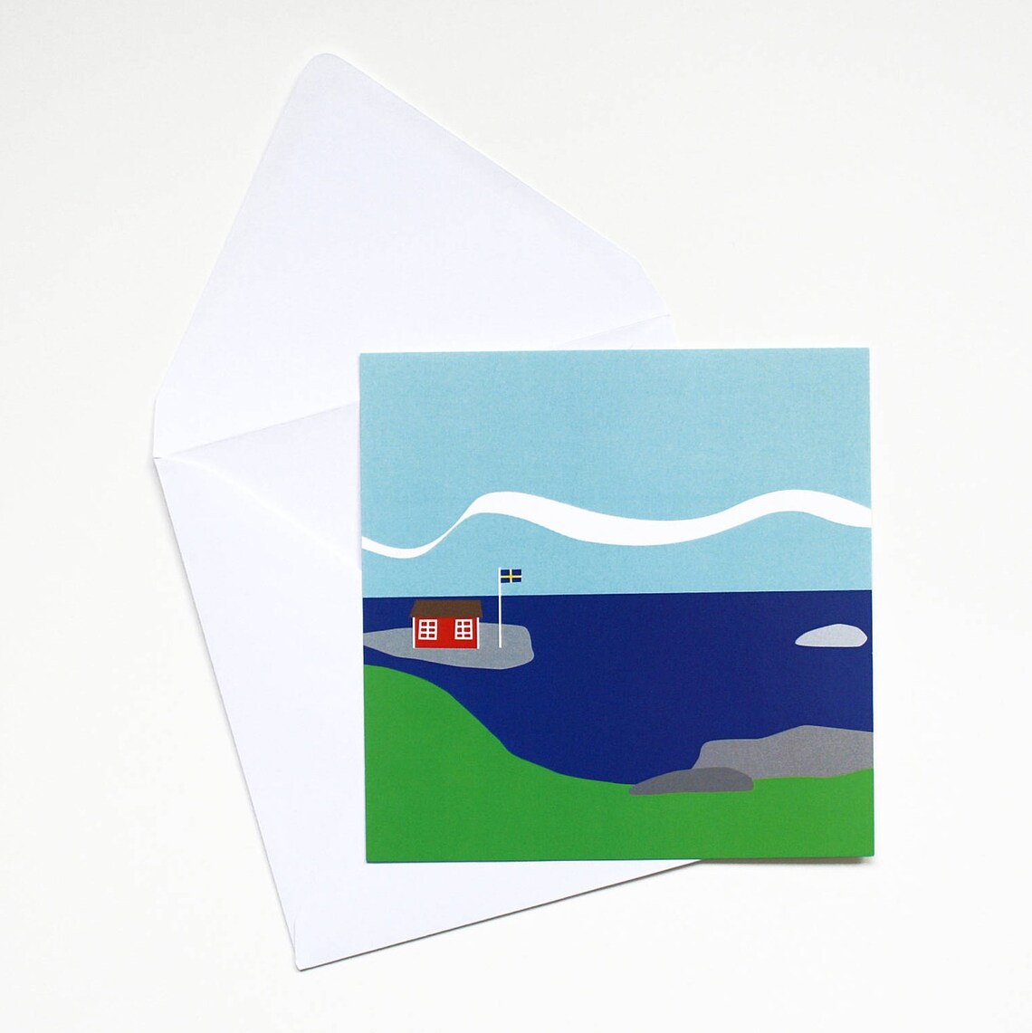 Printed Illustrated Postcards "swedish Seasons" Motifs From the Nature ...