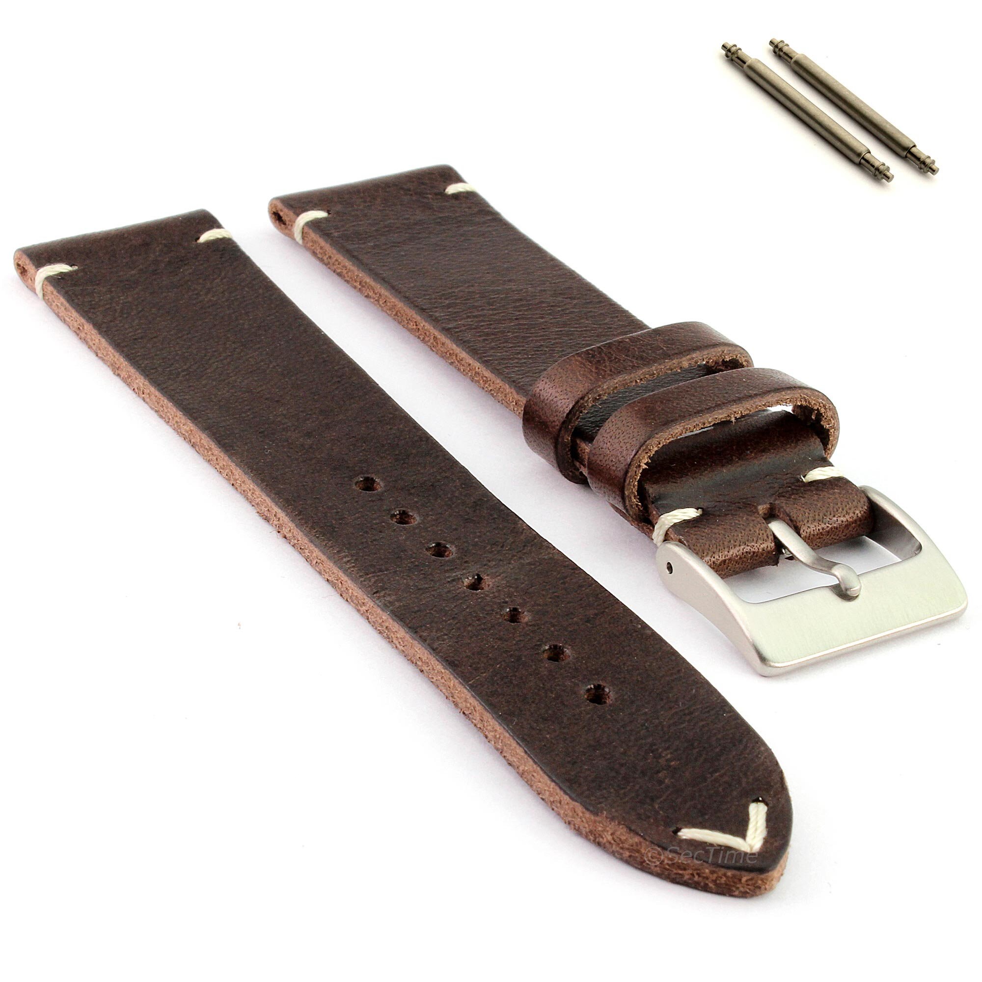 18mm 19mm 20mm 21mm 22mm 24mm Genuine Leather Watch Strap Band | Etsy