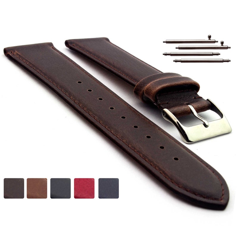 18mm Black Suede Strap - Etsy UK