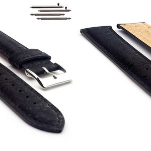 14mm 16mm 18mm 20mm 22mm Real Cork Watch Strap Band Vegan Classic ...