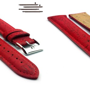 14mm 16mm 18mm 20mm 22mm Real Cork Watch Strap Band Vegan Classic ...