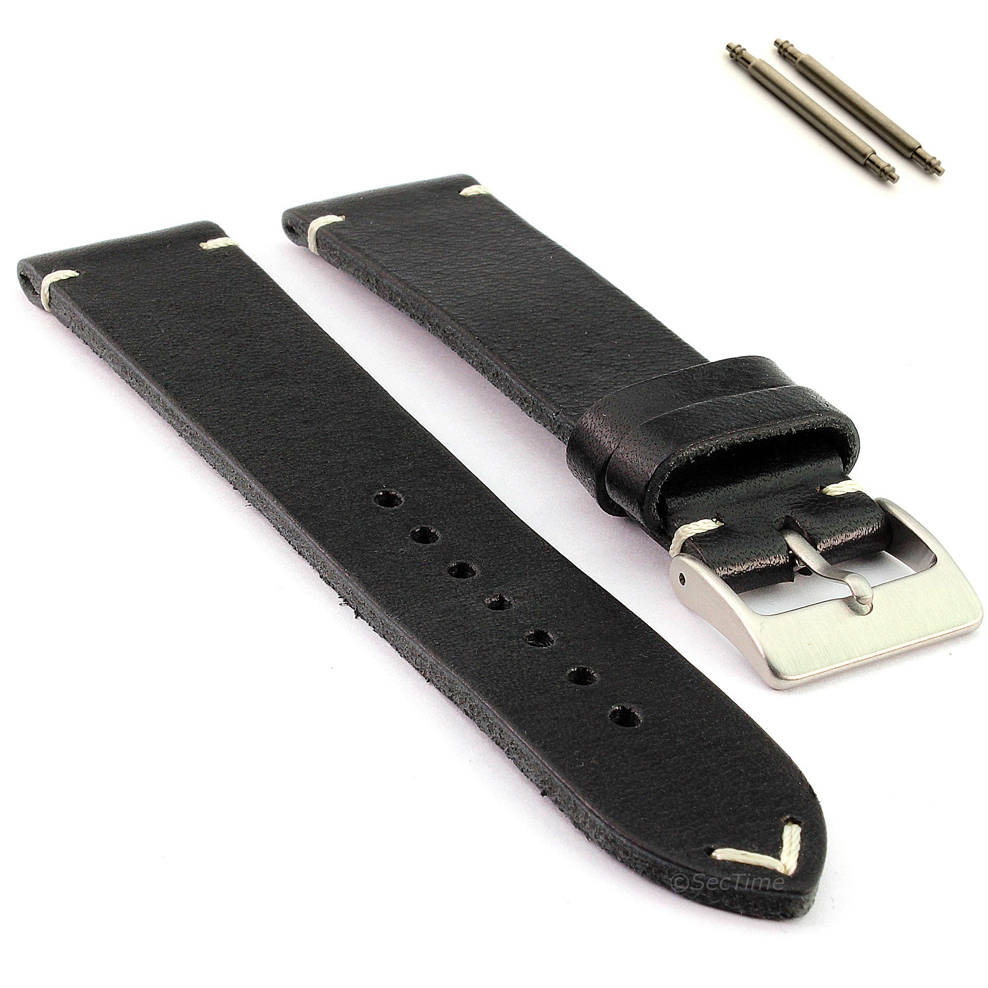 18mm 19mm 20mm 21mm 22mm 24mm Genuine Leather Watch Strap Band | Etsy