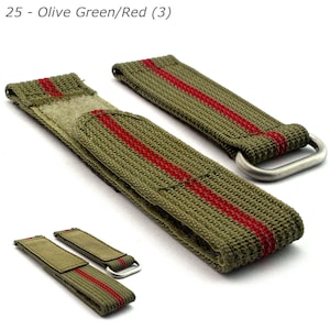 18mm 19mm 20mm 21mm 22mm 24mm Two-piece Quick Release Ribbed Nylon ...