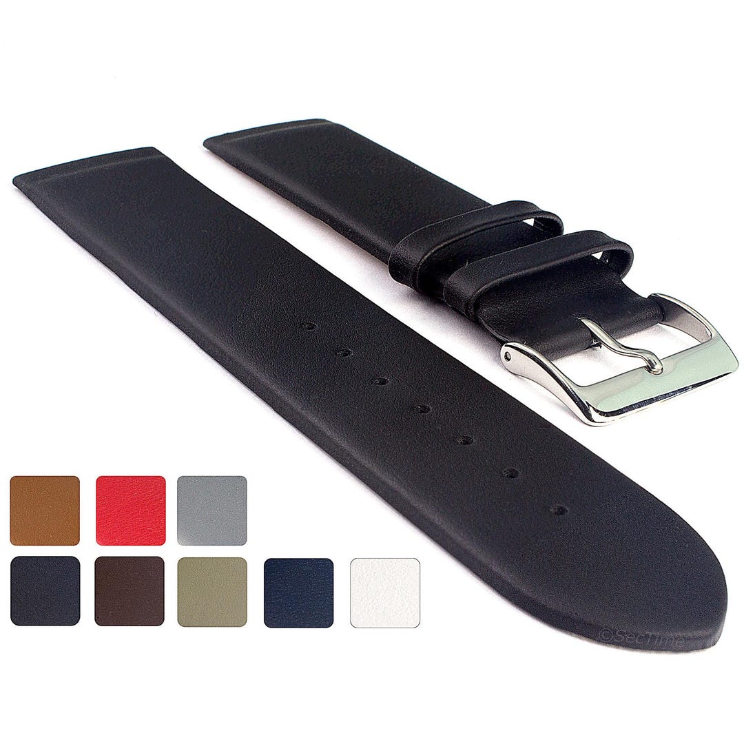12mm 14mm 16 Mm 18mm 20mm 22mm 24mm 26mm 28mm Leather Watch Strap Band ...