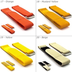 18mm 19mm 20mm 21mm 22mm 24mm Two-piece Quick Release Ribbed Nylon ...