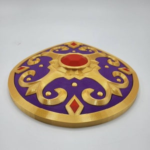 Zelda Breath of the Wild Radiant Shield Prop, Replica, Cosplay, Display ...