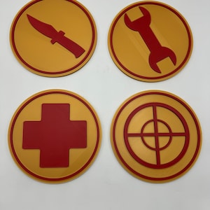 Team Fortress 2 Class Icons Wall Plaques TF2WP TF2, Prop, Replica, Room ...