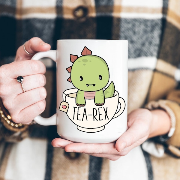 Tea Rex - Etsy