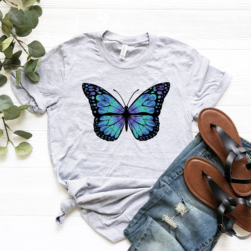 Butterfly T Shirts - Etsy