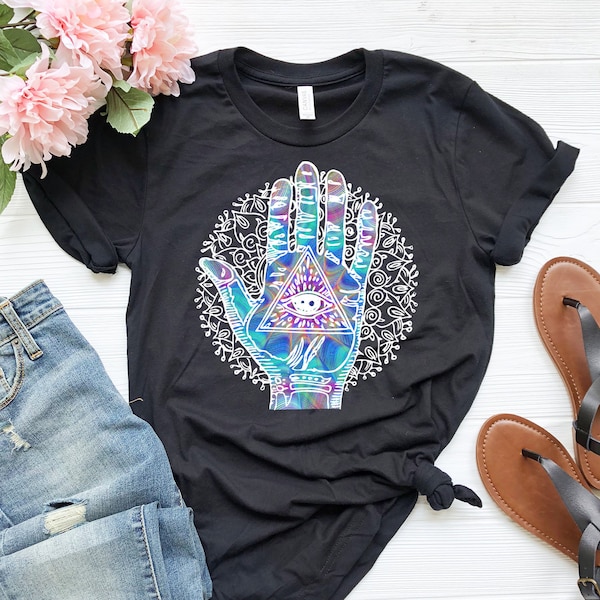 Hamsa Hand Shirt - Etsy