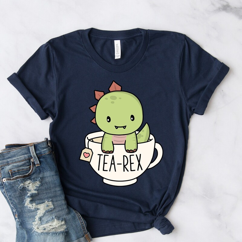 Tea Rex - Etsy