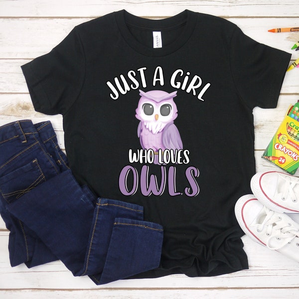 Girls Owl Shirt - Etsy